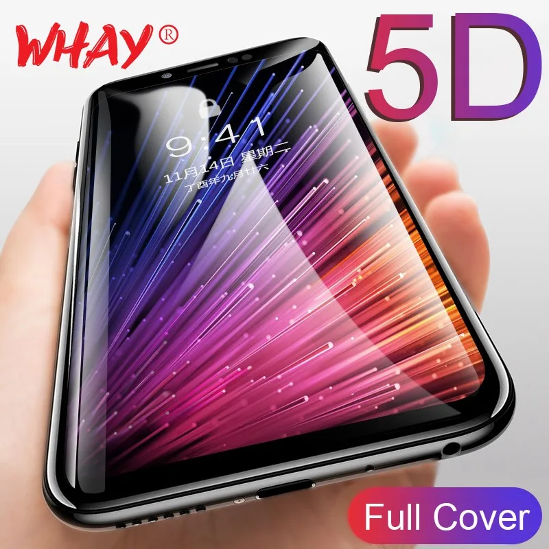 5D Glass For Xiaomi Redmi Note 5 Pro Glass Tempered Redmi 5 Plus Note ...
