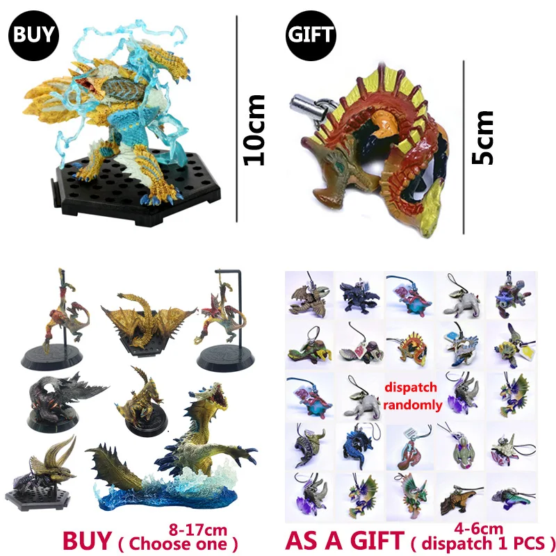 MHW Game Monster Hunter World PVC Models Toy Collectible Dragon ...