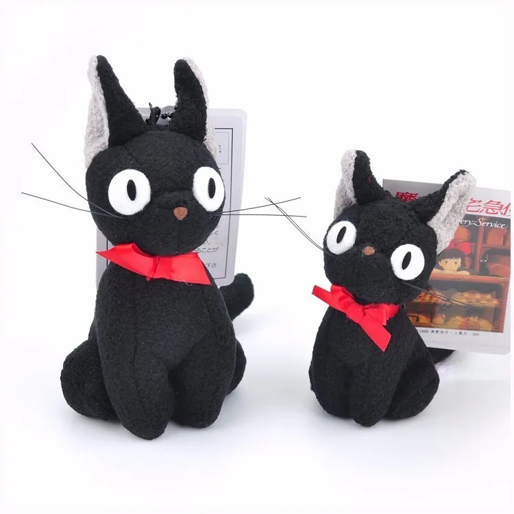 Kiki's Black Cat Jiji Stuffed Plush Toy Pendant - KawaiiMerch.com