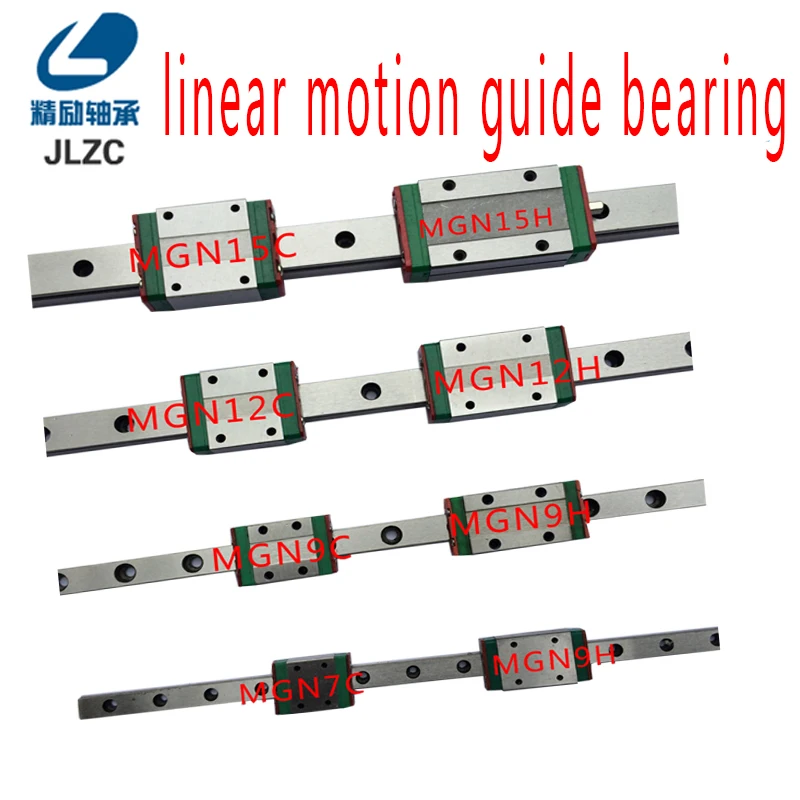 Free Shipping MGN12 12mm linear rail slide MGN12 L400mm rail+MGN12H ...