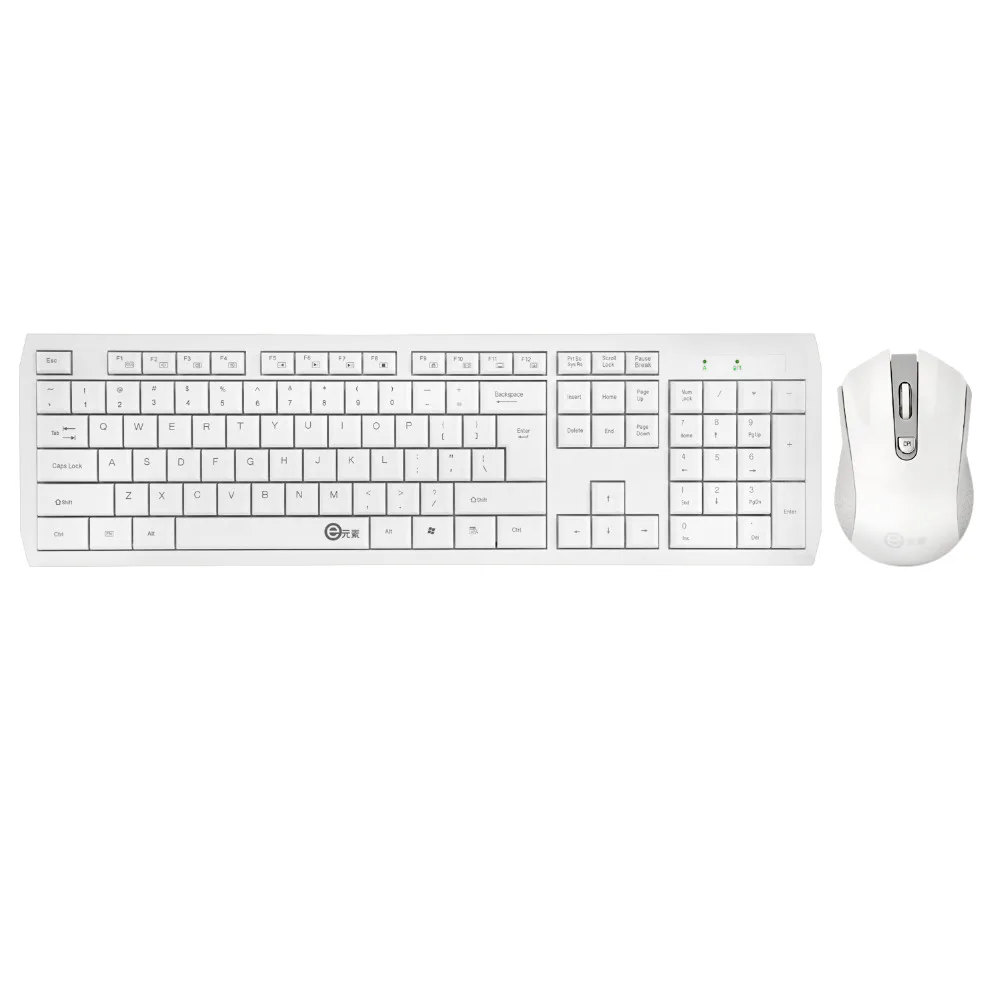 E710 2.4G Wireless Keyboard Mouse Combo ,Slim Design Quiet Key 104 keys ...