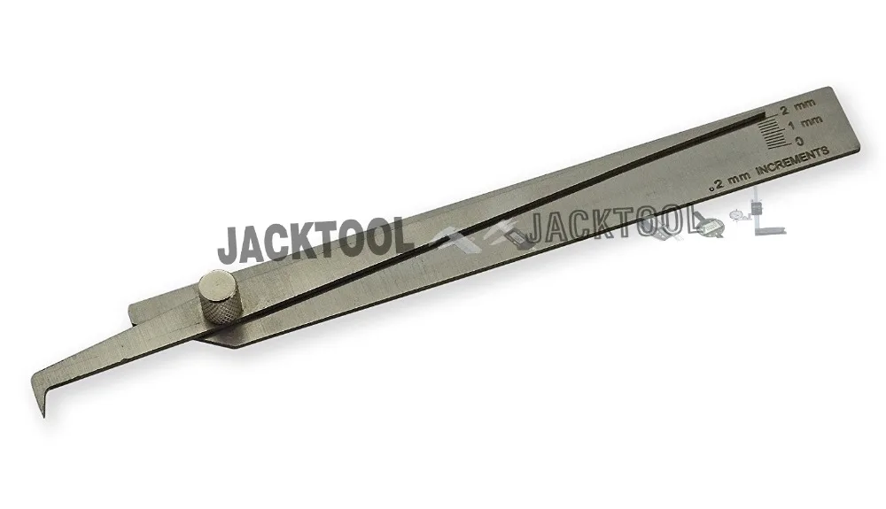 0-2mm Biting Edge Ruler Weld Seam Detection Ruler Undercut Depth Gaug ...