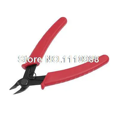 Thin Wire Cutting Electronic Component Cutter Pliers Black Red 5 inch ...