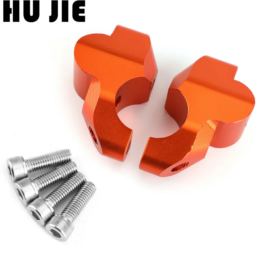Motor Handle Bar Clamp Extend Height Handlebar Riser Mounts For KTM ...