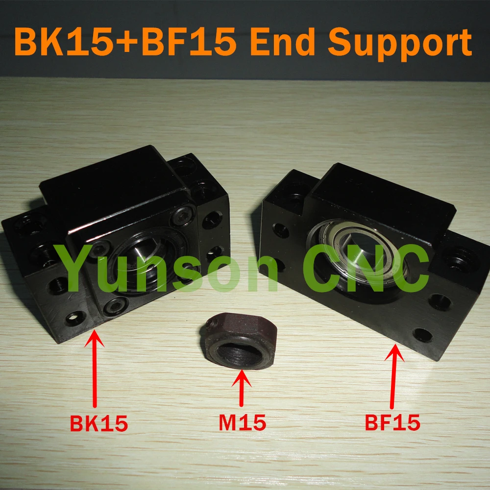 1pcs Bk15 Fixed Side And 1pcs Bf15 Floated Side End Support Block Units ...