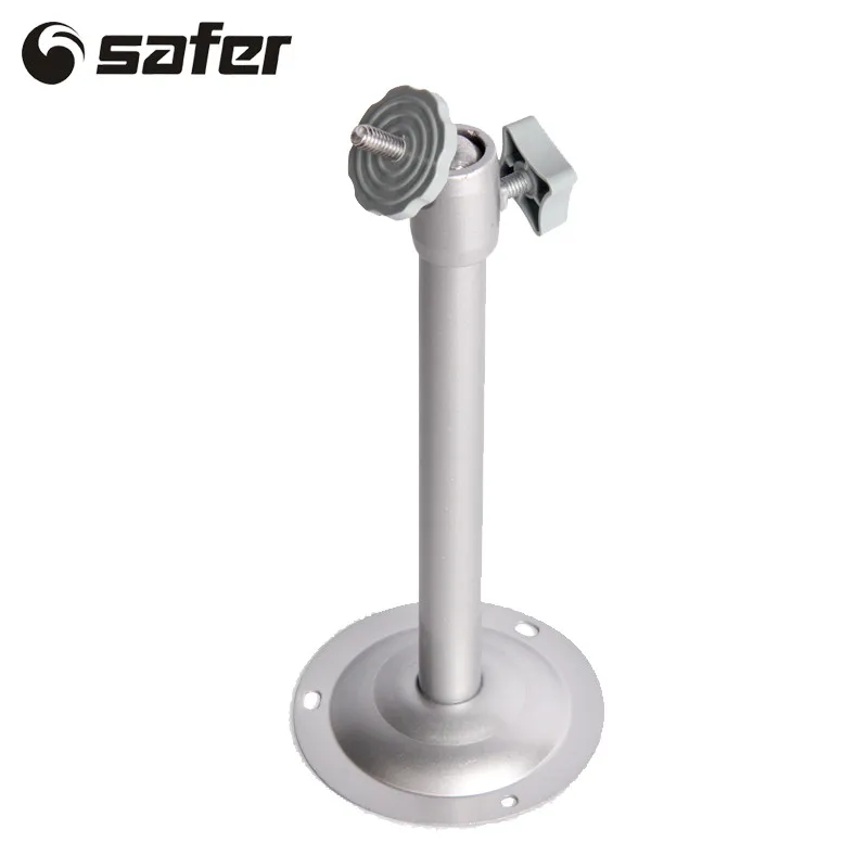 SAFER CCTV Camera Bracket Metal 19mm Wall Lifting Silvery White CCTV ...