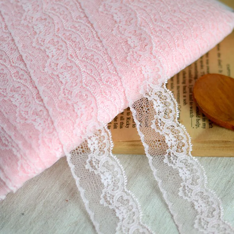 Sewing & Fiber Ribbon Craft Supplies & Tools Gorgeous soft pink lace ...