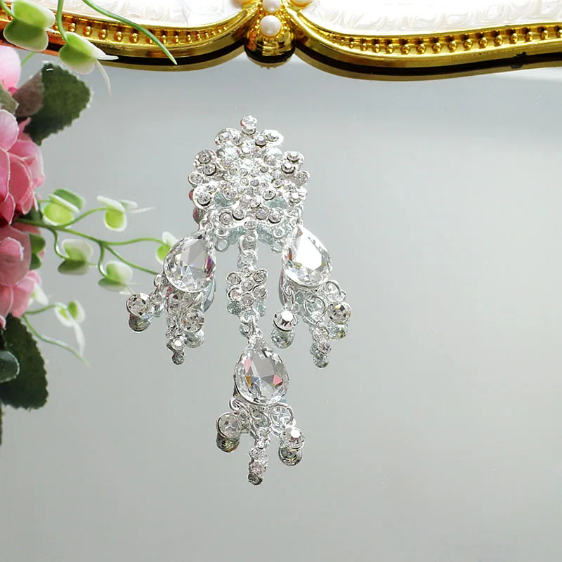 Crystal Rhinestone Handmade Beaded Patches Sew on Sequin Patch for ...