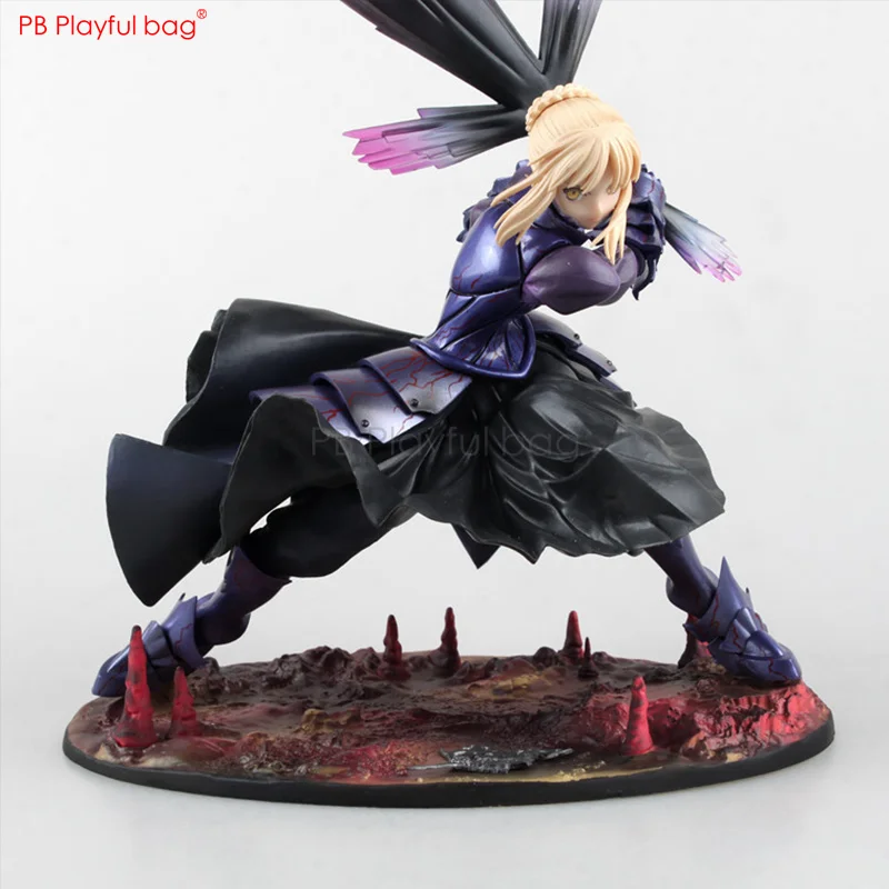 New Anime Saber Night Saber Figure Novelty Black Saber Pvc Collectible ...