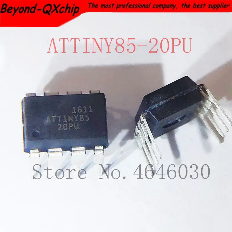 1 قطعة IC ATTINY85 20PU ATTINY85 MCU 8BIT ATTINY 20MHZ 8 دبوس DIP ATTINY85 IC|الدوائر المتكاملة ...