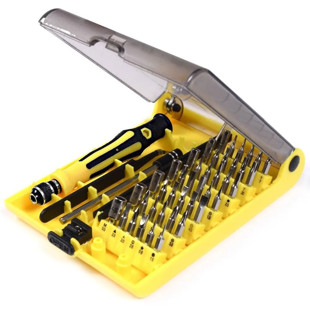 45 in 1 Torx Precision Screw Driver Repair Tool Set Flexible Kit PC ...