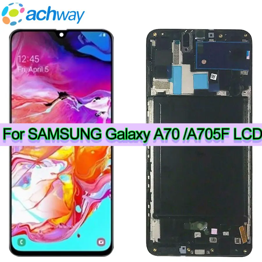 6.7" For Samsung Galaxy A70 LCD A705 A705F SM A705F Display Touch ...