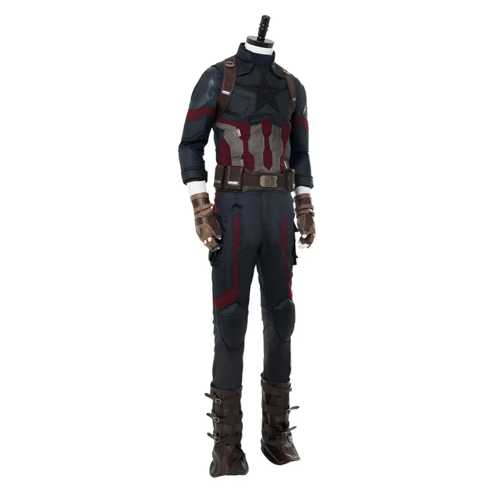 Captain America Steve Rogers Outfit Cosplay Costume - AllCosplay.com