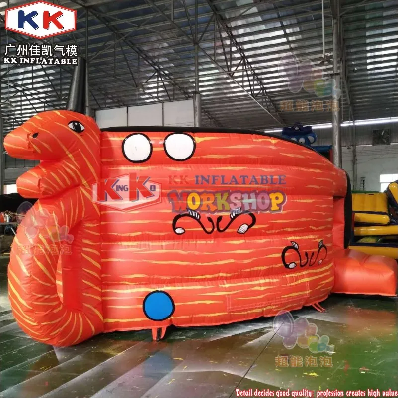 Trampolín inflable de aire comercial para niños, Barco Pirata para ...