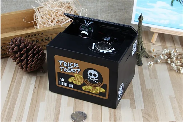 Halloween Prank piggy bank money saving box scary piggy bank Automatic ...