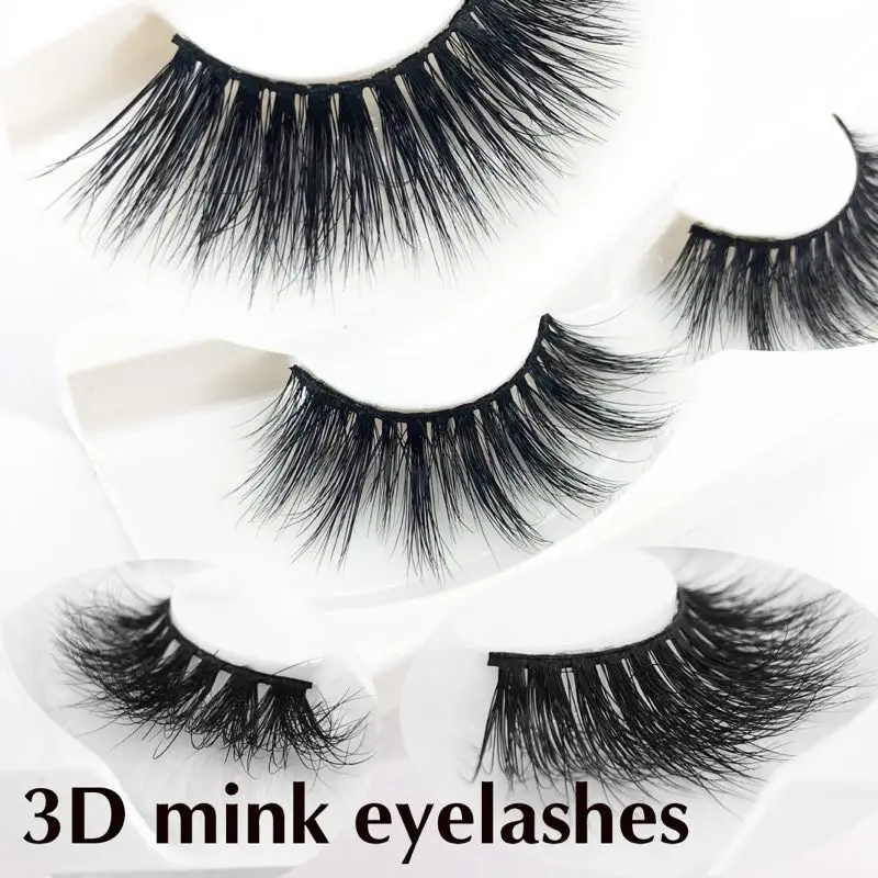 Hbzgtlad Mink Eyelashes Invisible Band Lashes Natural 3d Mink False
