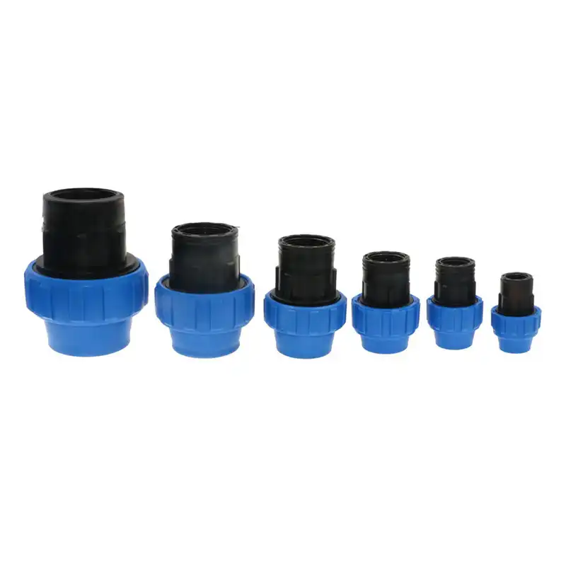 1pc HDPE Compression Female Adapter Plastic PP Coupler Coupling Irrigation Pipe Quick Connector ...
