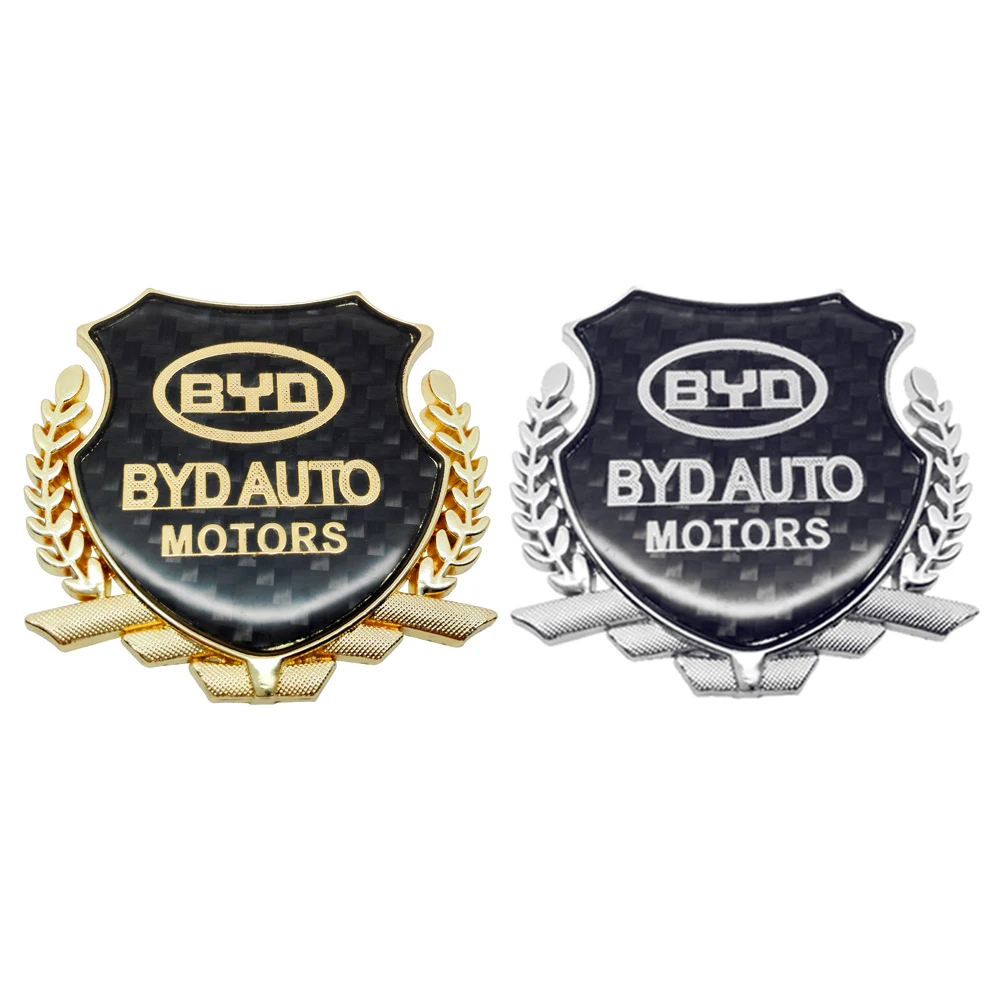 Automobile Styling Carbon Fiber Emblem for BYD F3 F3R G3 F0 F6 G6 S6 M6 ...