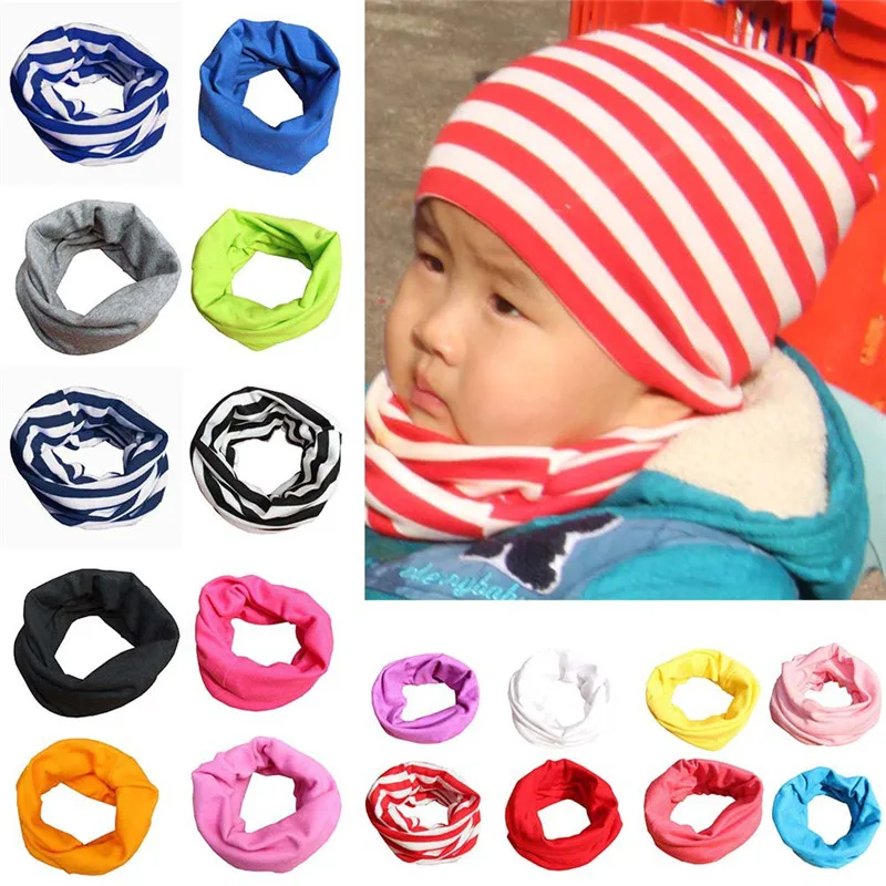 Baby Boys Girls Warm Scarf Cotton Neck Shawl Neckerchief Toddler Kids ...