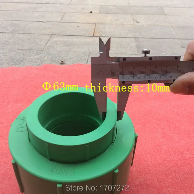 Size 63mm PPR flexible connection pipe fitting joint Pipe coupling PPR ...