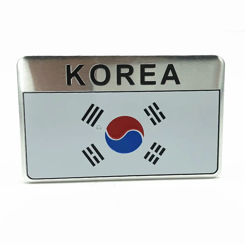 Parts & Accessories New Korea Korean Flag Car Fender Emblem Badge ...