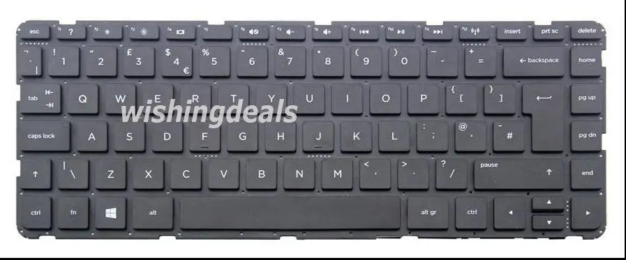 New-QWERTY-Britain-UK-IRISH-keyboard-FOR-HP-14-d000-14-g100-14-g000-14 ...