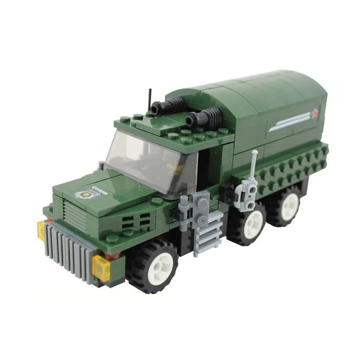Models building toy 23015 182pcs Military Army Personnel Carrier Truck ...