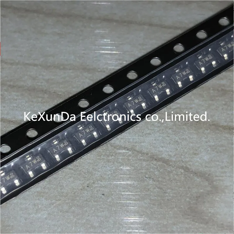 Original 100PCS BAV99 A7W SOT-23 0.2A 70V IC TRANSISTOR Patch Triode