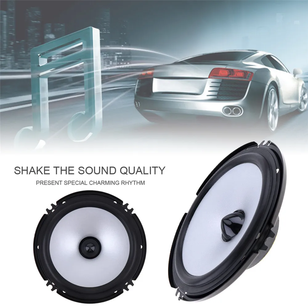2pcs 6.5 Inch Car Speaker 60W 88dB Auto Car Coaxial HiFi Speakers ...