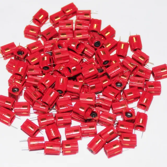 100pcs 7.5Turns 7.5T Variable Inductor Coil Adjustable Inductance 7.5 ...