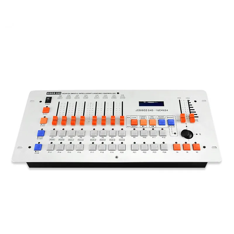 Disco 240 DMX Console 16CHx24 DMX512 Intelligent Lighting Controller ...
