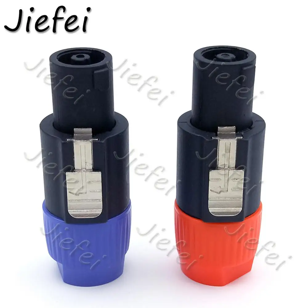 6pcs 4 Pin Speakon Male Plug Nl4fc 4 Pole Powercon Plug Audio ...