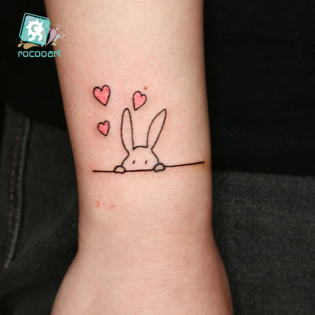 Cute Bunny Tattoo Designs