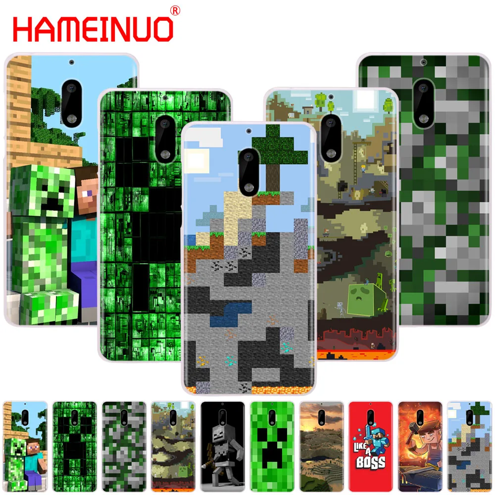 HAMEINUO Creeper minecraft cover phone case for Nokia 9 8 7 6 5 3 Lumia ...