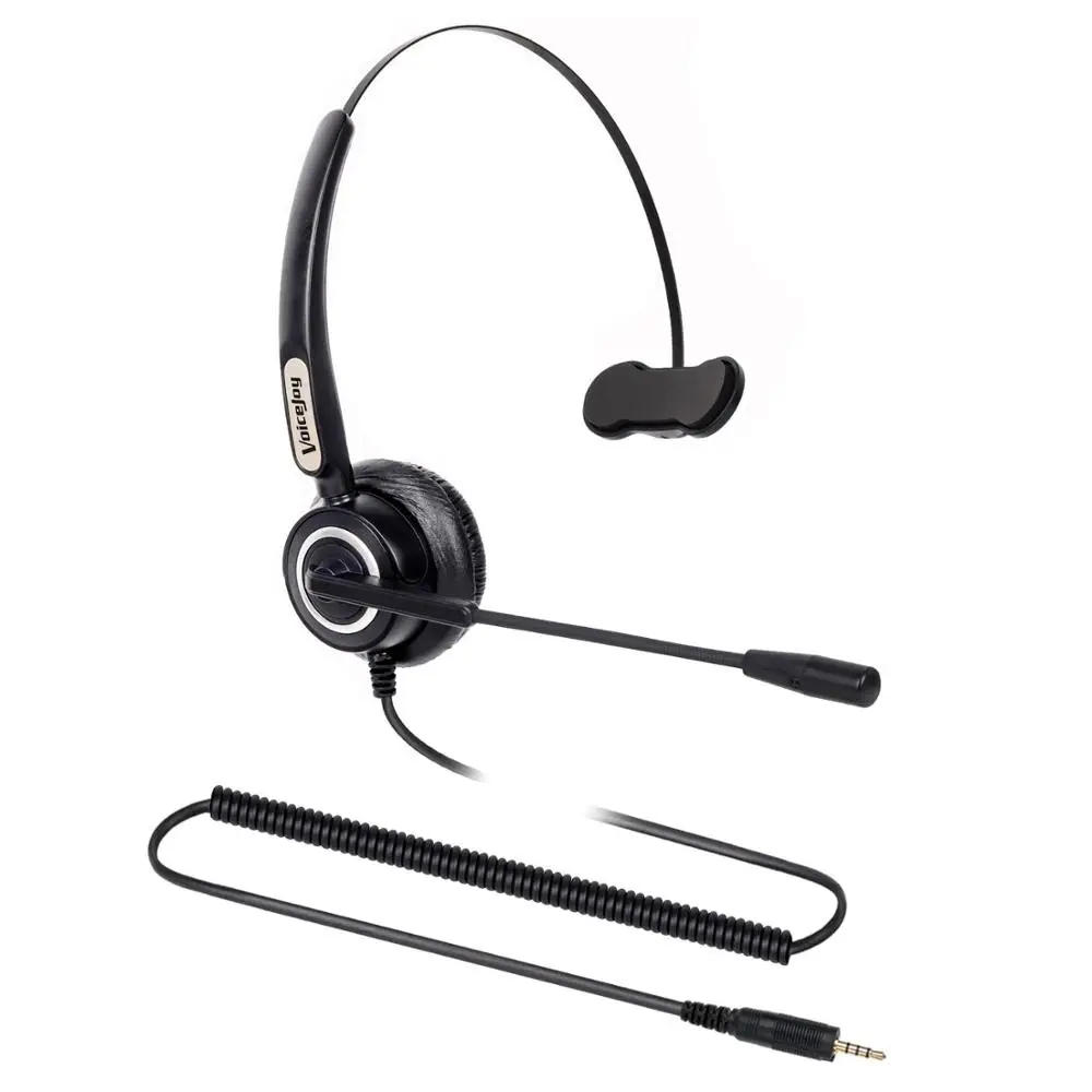 Extra Ear Pad+ Mobile Phone Headset with Noise Canceling Mic Headband ...