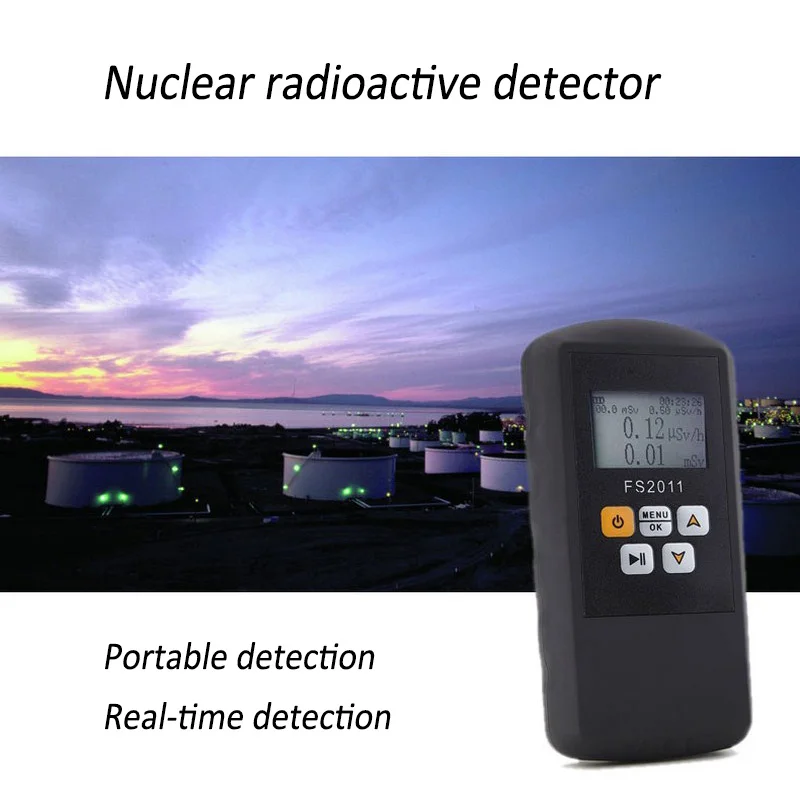Detector de radiación Nuclear eléctrico, dispositivo de monitoreo Digital multifuncional ...