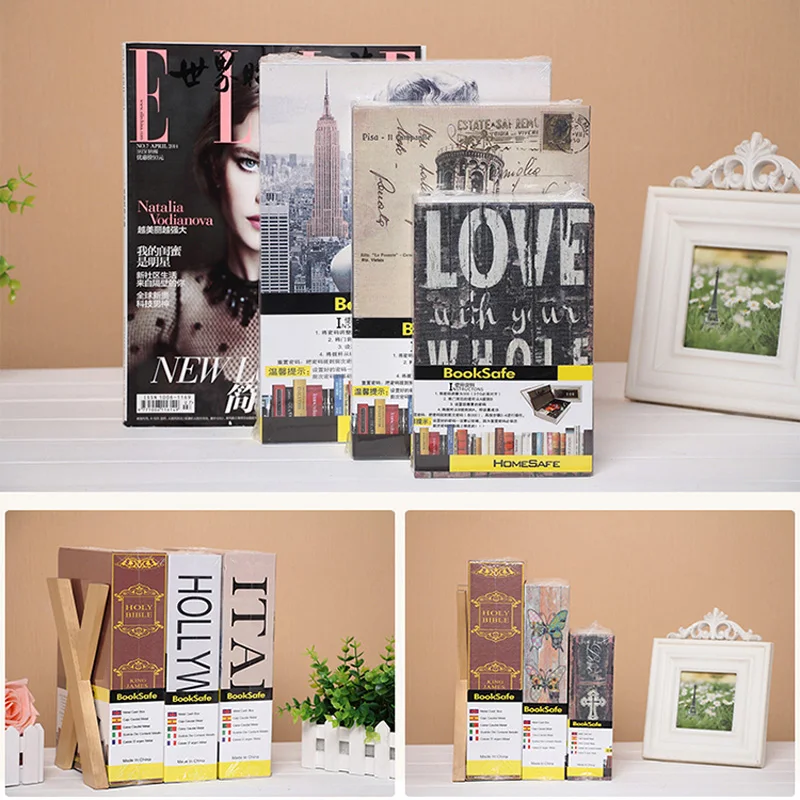 Creative Password Dictionary Book Safe Simulation Paper Storage Box ...