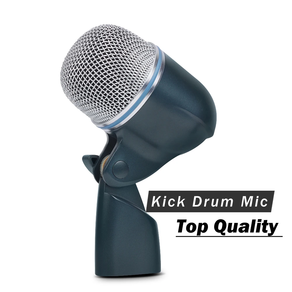 Professional Bass Amp Kick Drum Microphone Beta52a Supercardioid Vocal Dynamic Musical