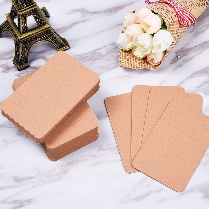 100-hojas-de-tarjetas-de-papel-Kraft-marcap-ginas-DIY-tarjetas-de ...