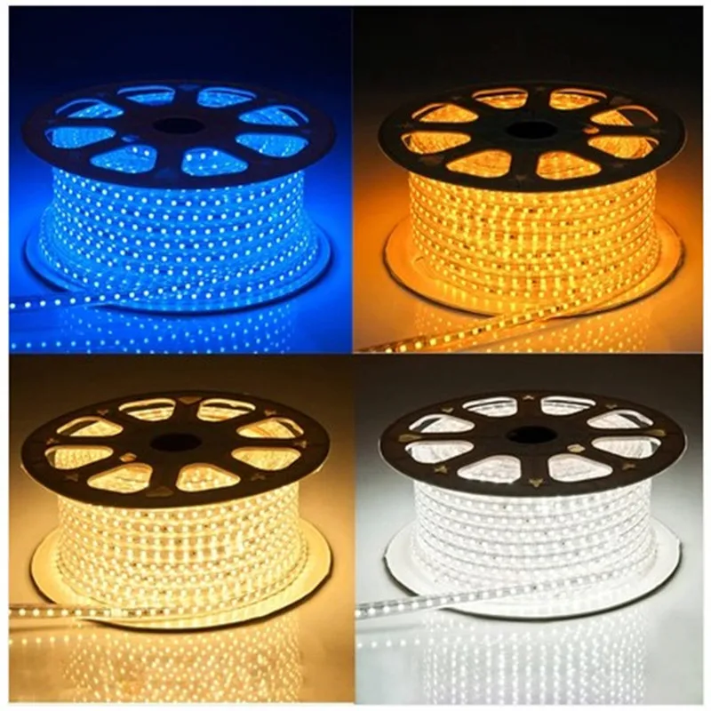 AC220V LED Strip 5050 High Safety High Brightness Flexible LED Light 60 ...