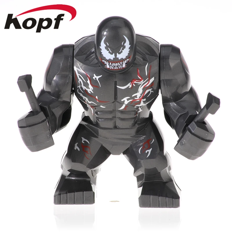 Big Figures Plastic Building Blocks Venom Movies Agent Venom Ant-Venom ...