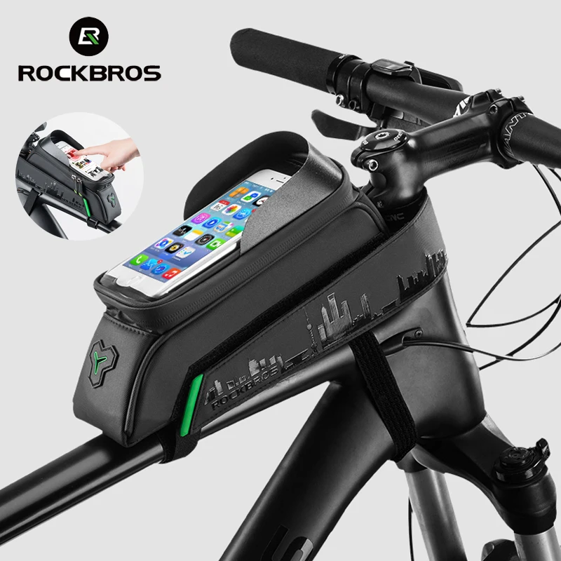 ROCKBROS 5,8/6 дюймов Сенсорный экран, крепится на переднюю трубу ...