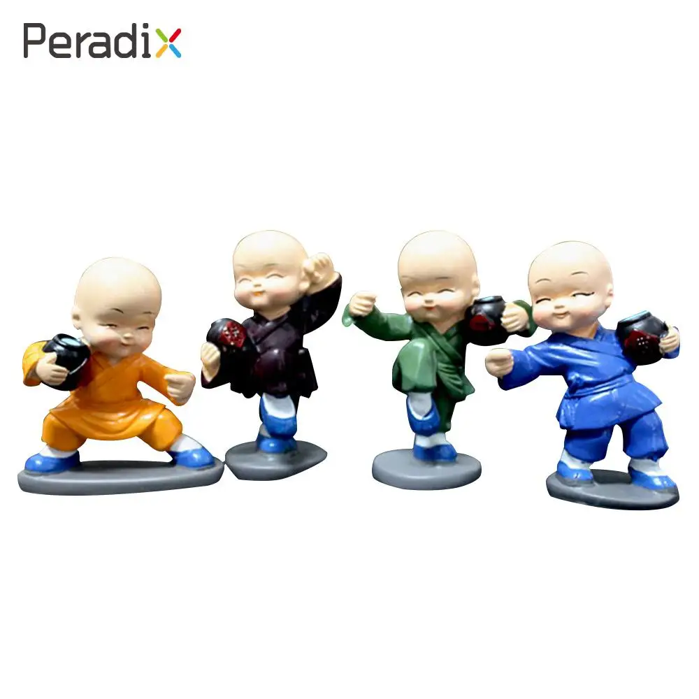 4PCS/Lot Monk Furnishing Articles Mini Monk Decoration Monk Doll ...