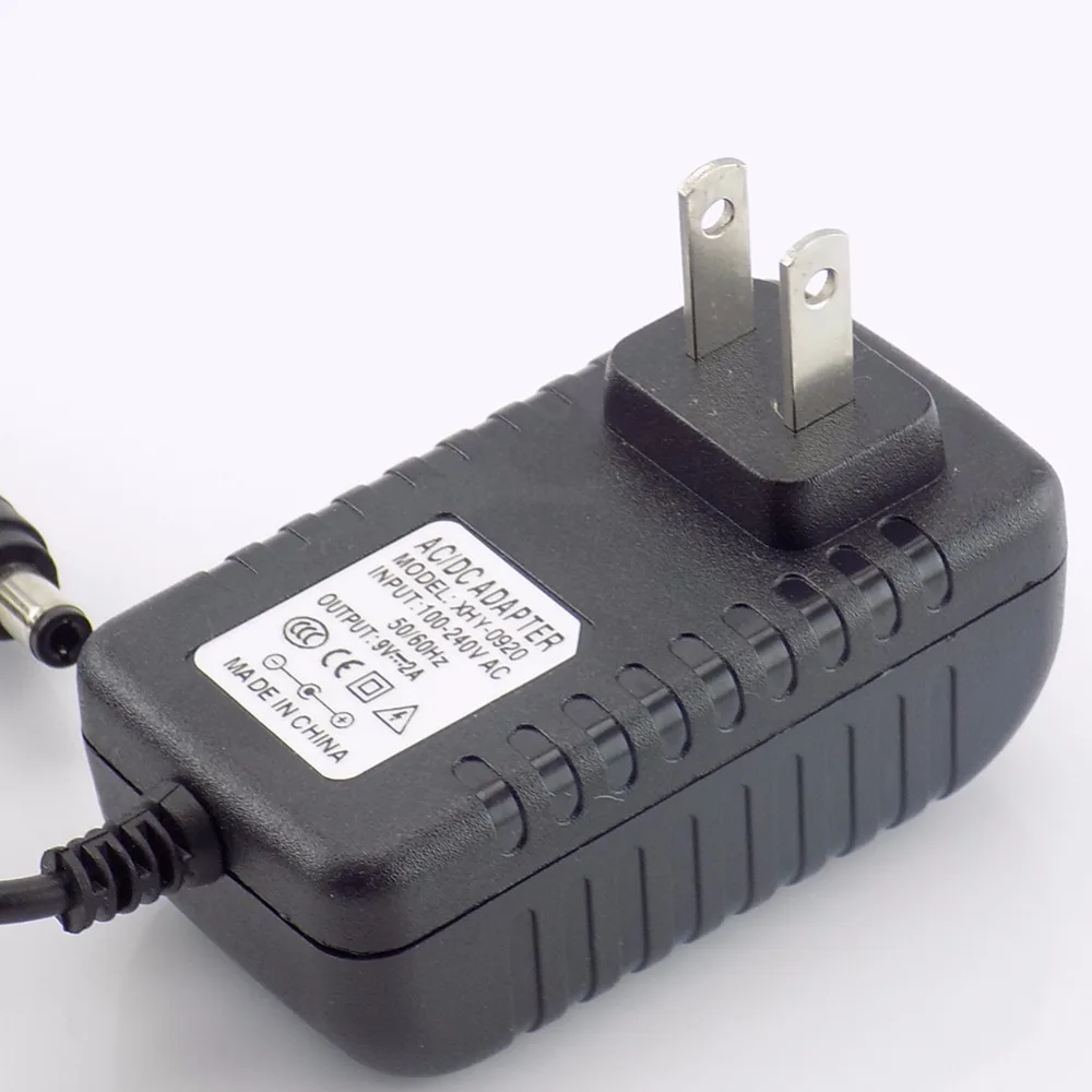 Generic 100v 240v Ac To Dc Adaptor 9v 1a 2a 2000ma 1000ma 5.5mmx2.5mm ...