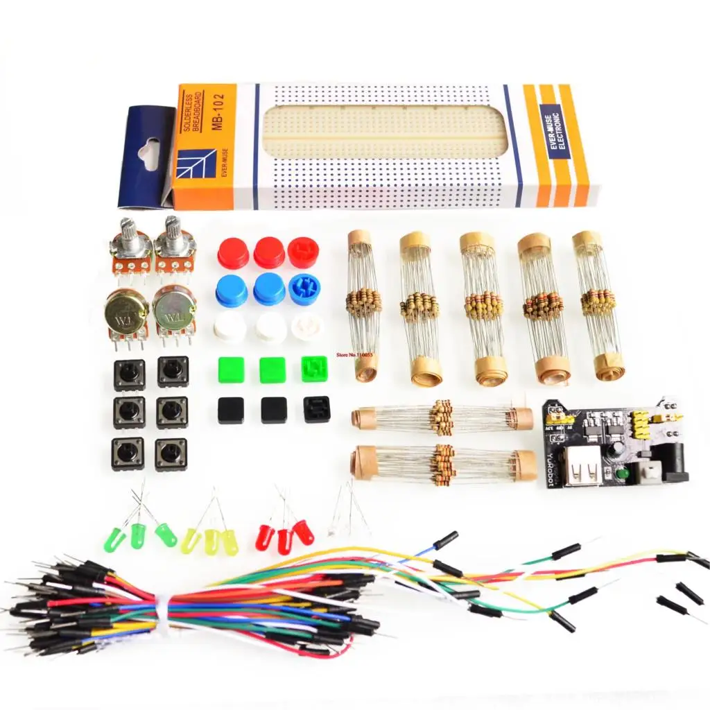 generic parts package For kit + Breadboard power module+MB 102 830 ...