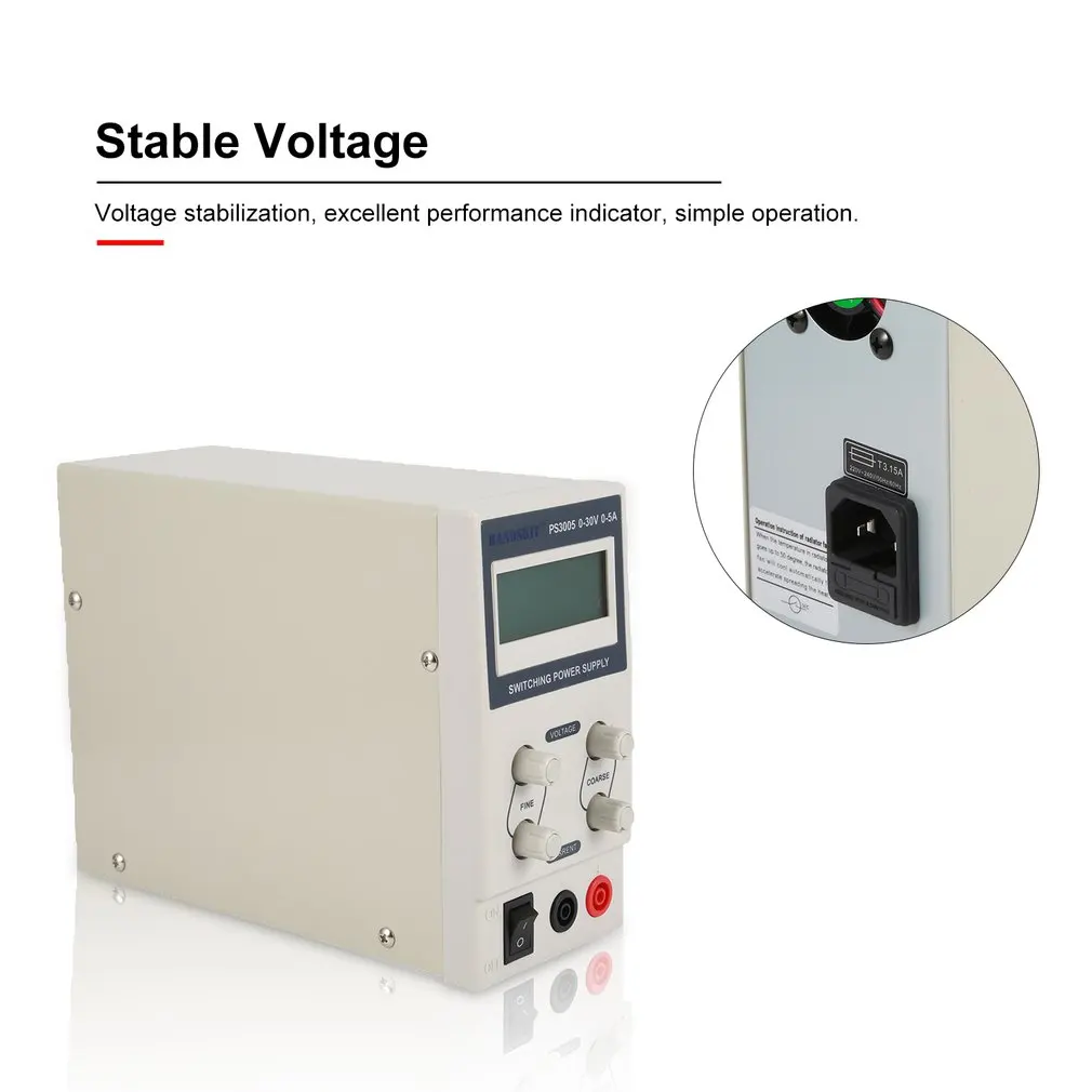 30V/5A Digital DC Power Supply Current Voltage Adjustable Switching ...