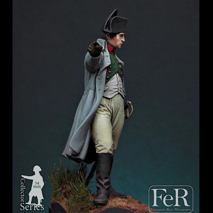 1/32 Napoleon Bonaparte, Grenoble, 1815, 54mm, Resin Model figure GK ...