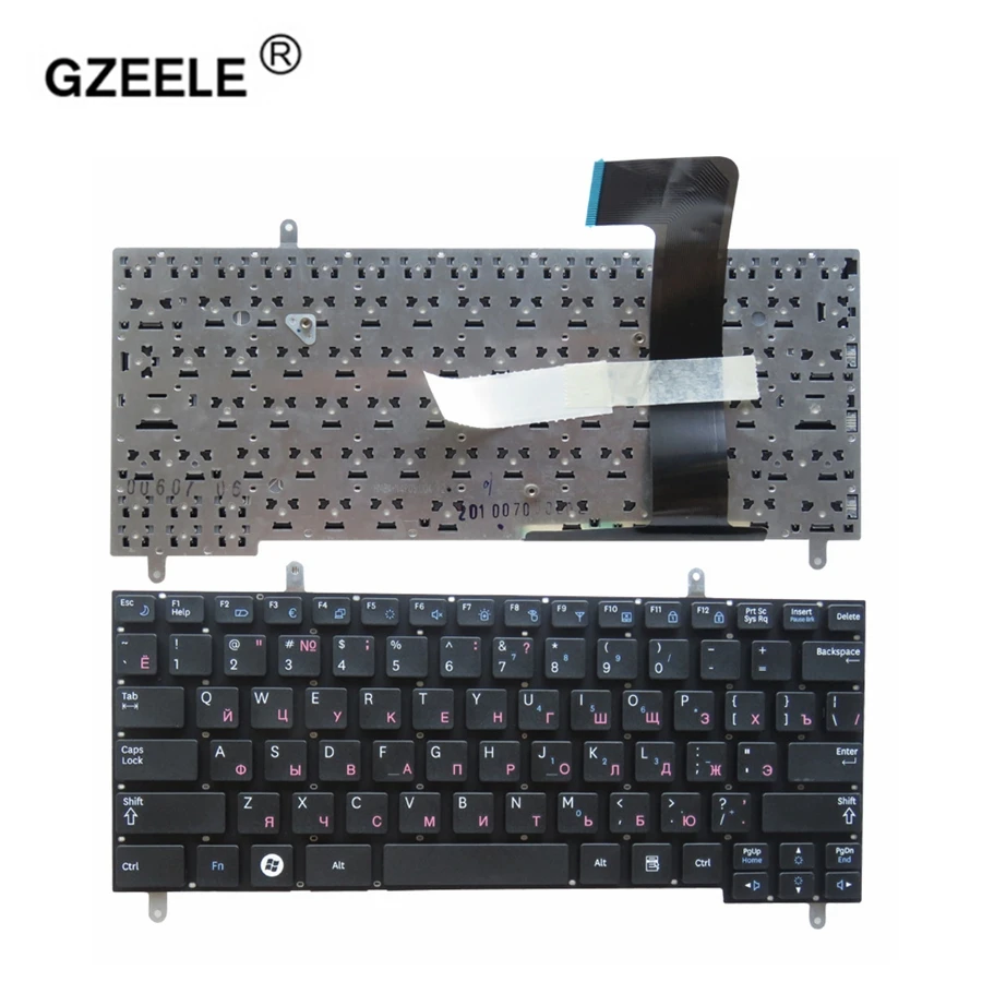 Gzeele teclado russo para samsung, n210, n220p, n210, n220, n315, n260 ...