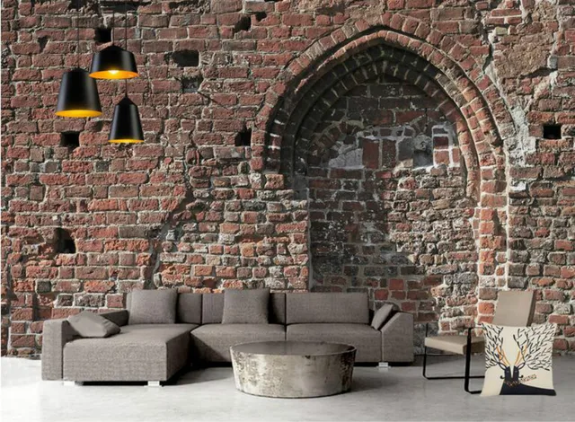 3d Brick Wallpaper Interior