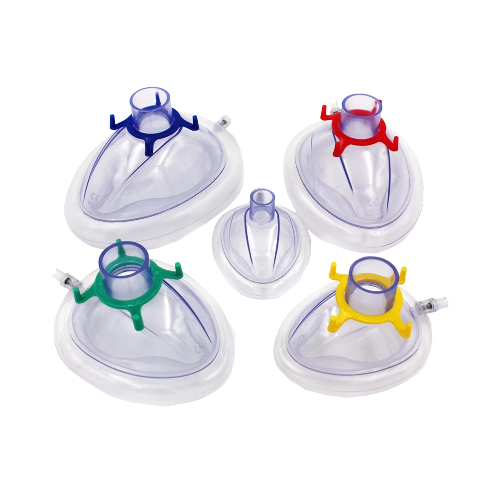 10pcs-pack-Anaesthesia-Mask-Soft-1pc-poly-bag-non-sterile-5-different ...